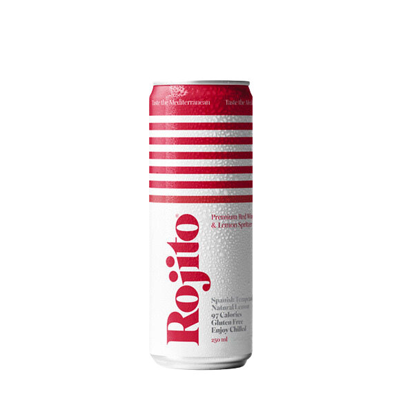 Rojito 250ml Red Wine & Lemon Spritzer - Mediterranean Foods Wholesale